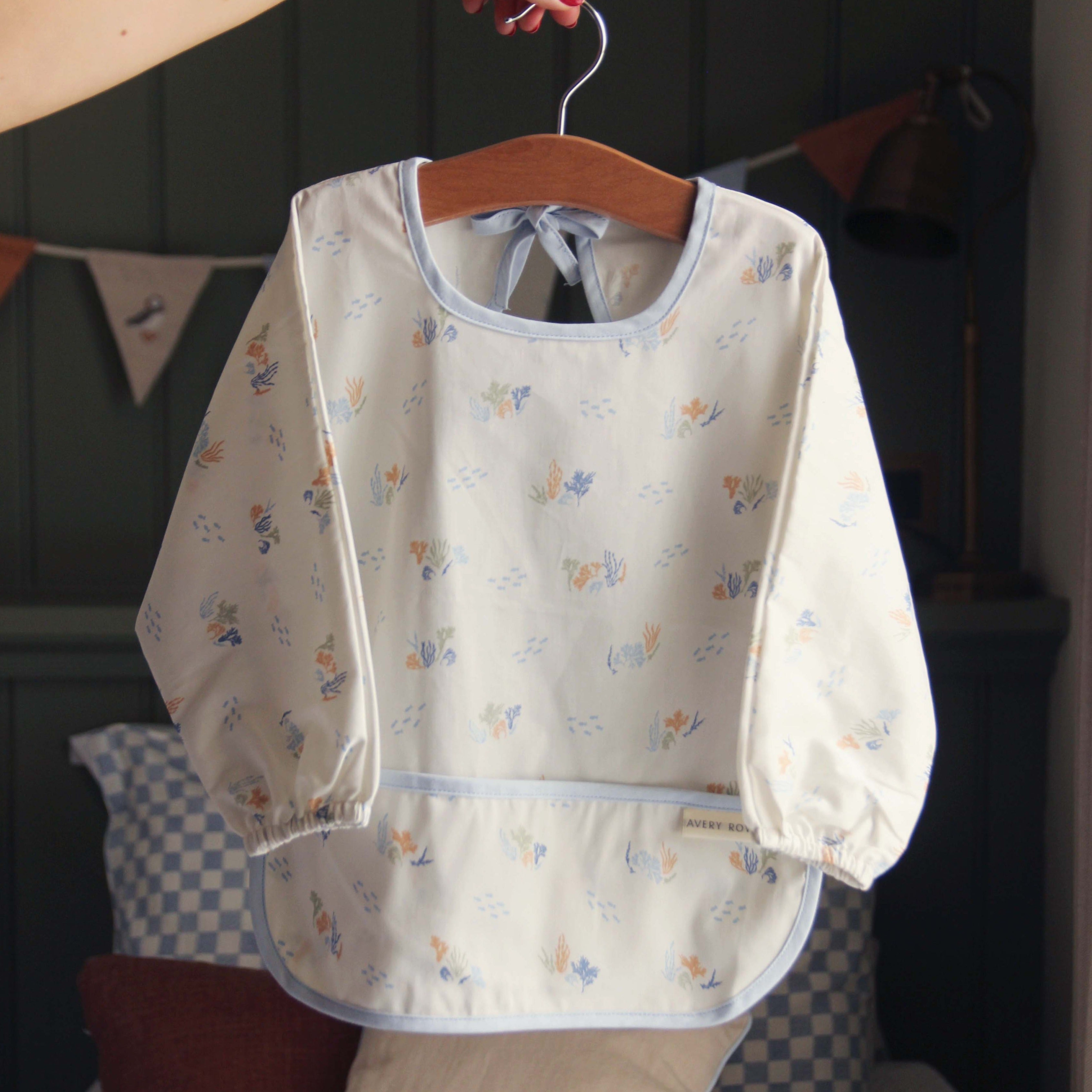 Sleeved Bib - Coastline & Avery Row UK